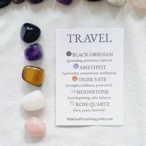 Crystals for Travel Safe Travels Travel Gift Travel Crystals Safe ...