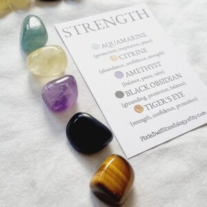 Crystals for Strength Strength Set Strength Gift Strength Crystal ...