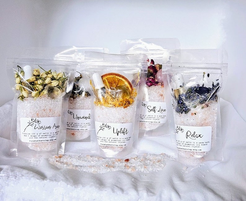 Bath Salt Gift Set Crystal Bath Salt Bath Salt Bath Salt Birthday Gift ...
