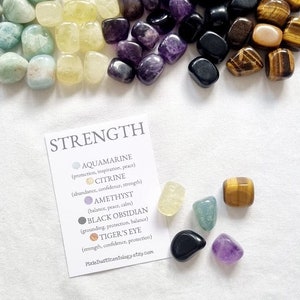 Crystals for Strength Strength Set Strength Gift Strength Crystal ...