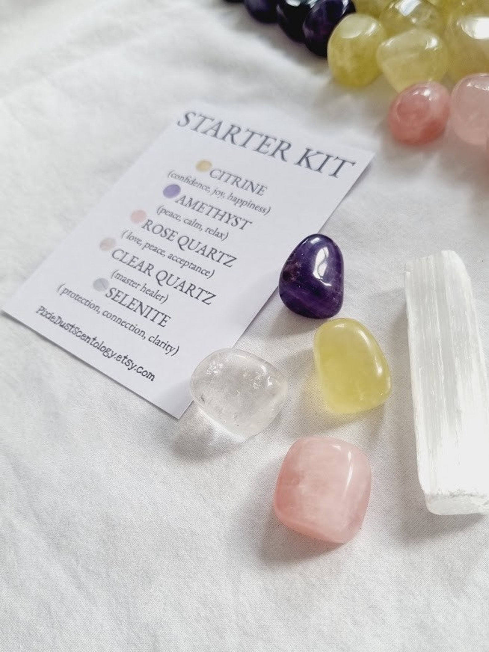 Crystals for Beginners Starter Kit Beginning Crystals Starter Crystals ...