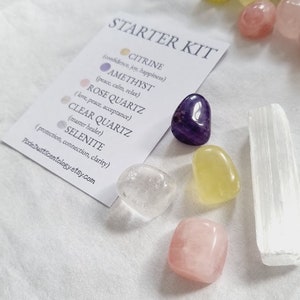 Crystals for Beginners Starter Kit Beginning Crystals Starter Crystals ...