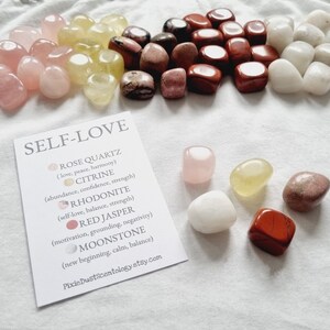 Crystals for Self-love Self-love Crystal Set Love Crystals Self-love ...