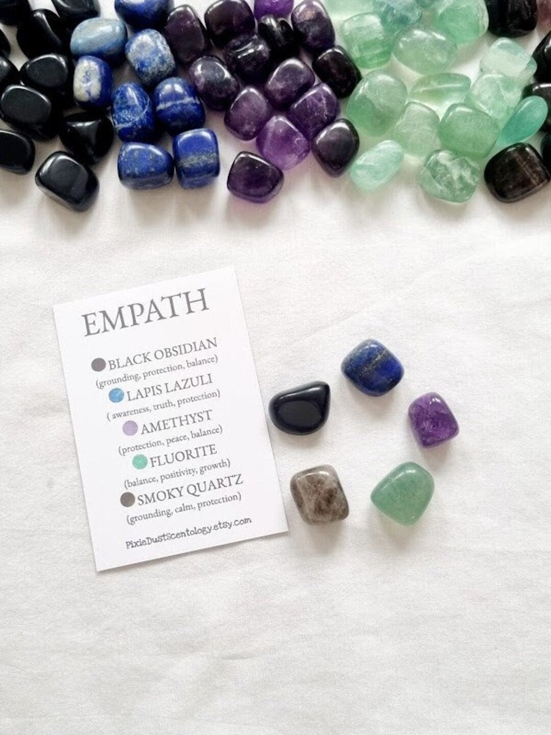 Crystals for Empath Empath Protection the Empath Kit Psychic Protection ...