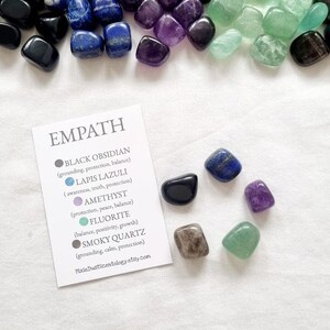 Crystals for Empath Empath Protection the Empath Kit Psychic Protection ...