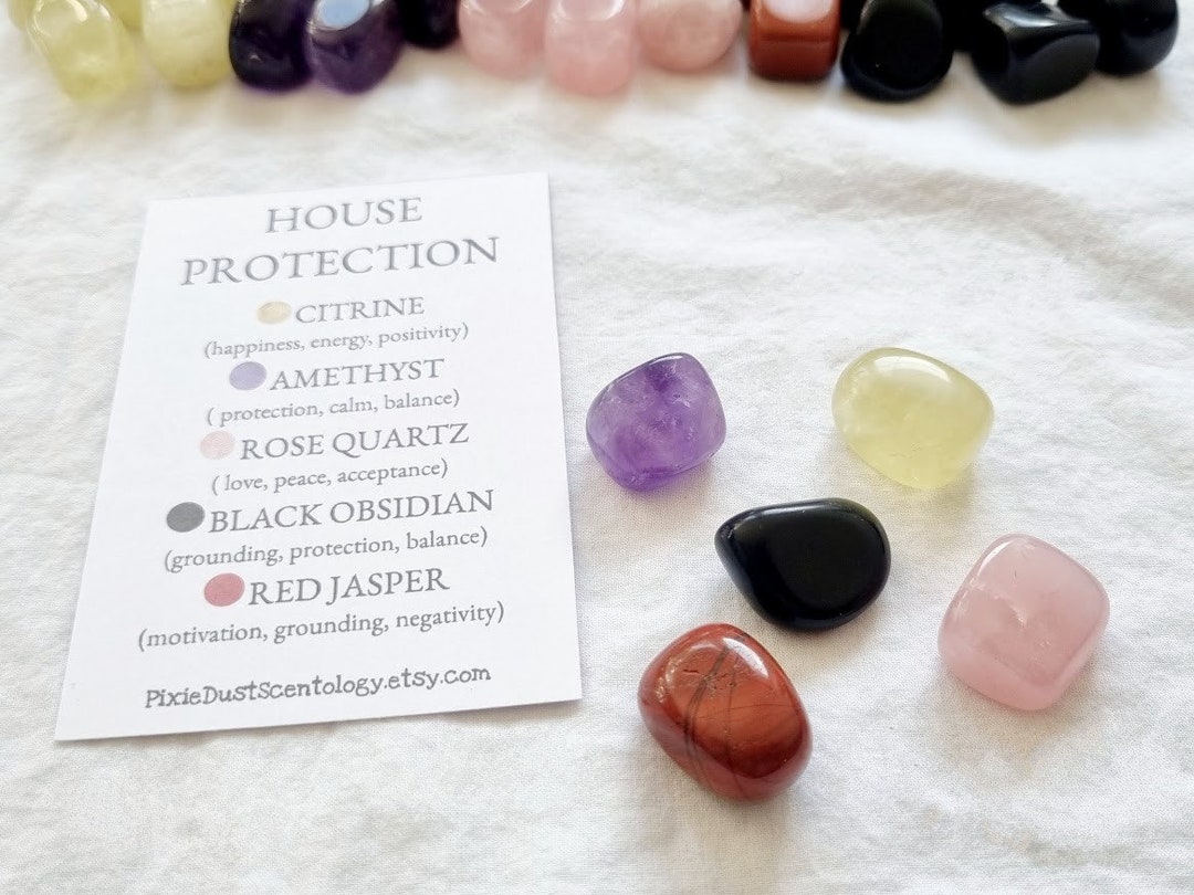 Crystals for House Protection Home Protection Negative Energy in Home ...