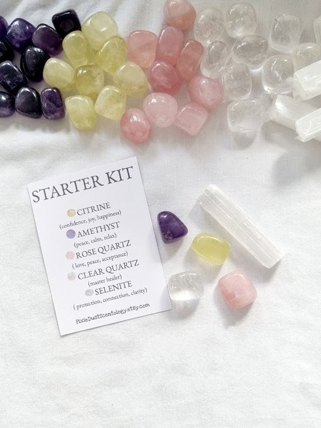 Crystals for Beginners Starter Kit Beginning Crystals Starter Crystals ...