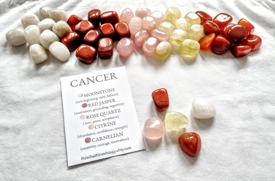 Crystals for Cancer Cancer Zodiac Cancer Cancer Crystals Set Zodiac ...