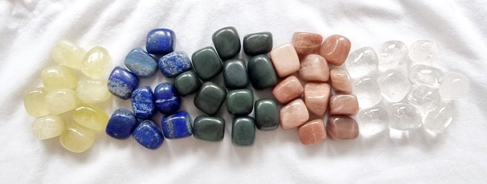 Crystals for Happiness Positive Energy Happiness Crystal Set - Etsy UK