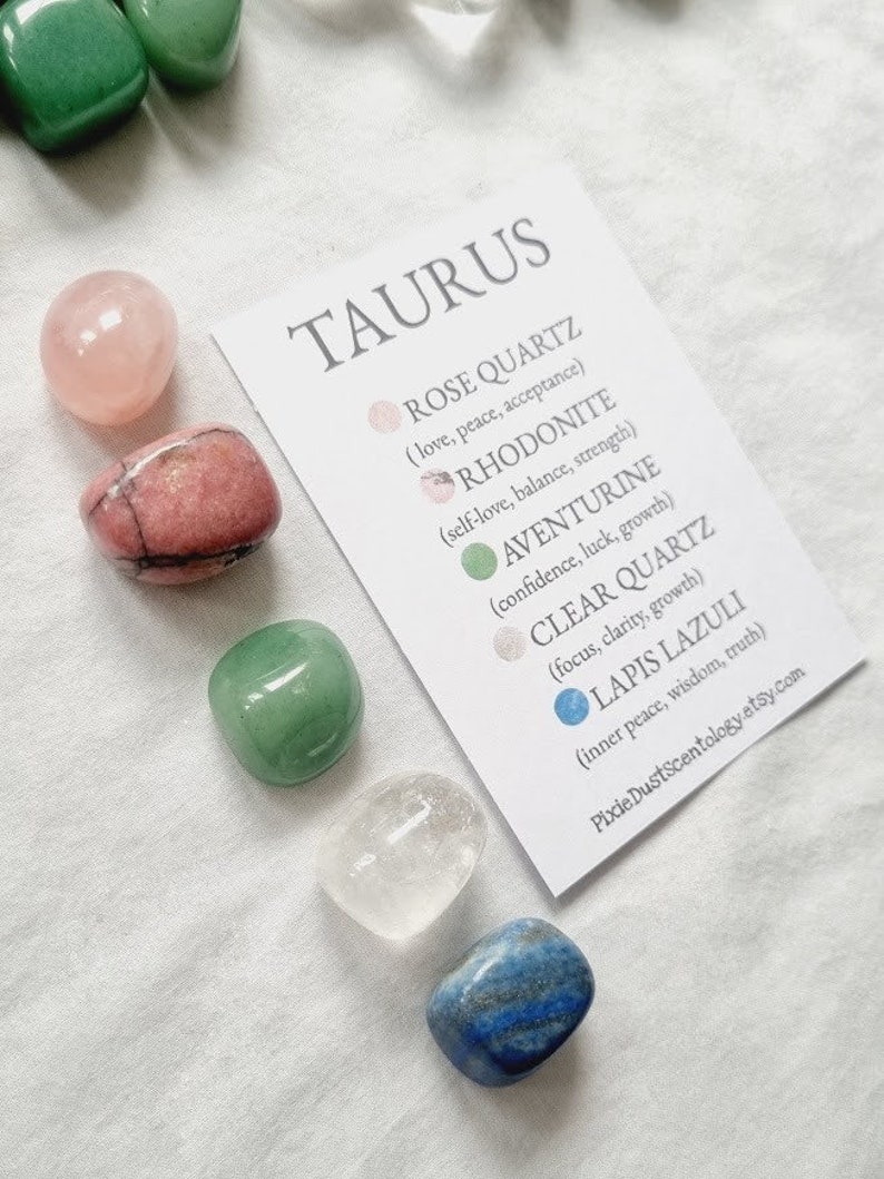 Zodiac Crystal Set 12 Zodiac Signs Crystal Set Astrology - Etsy