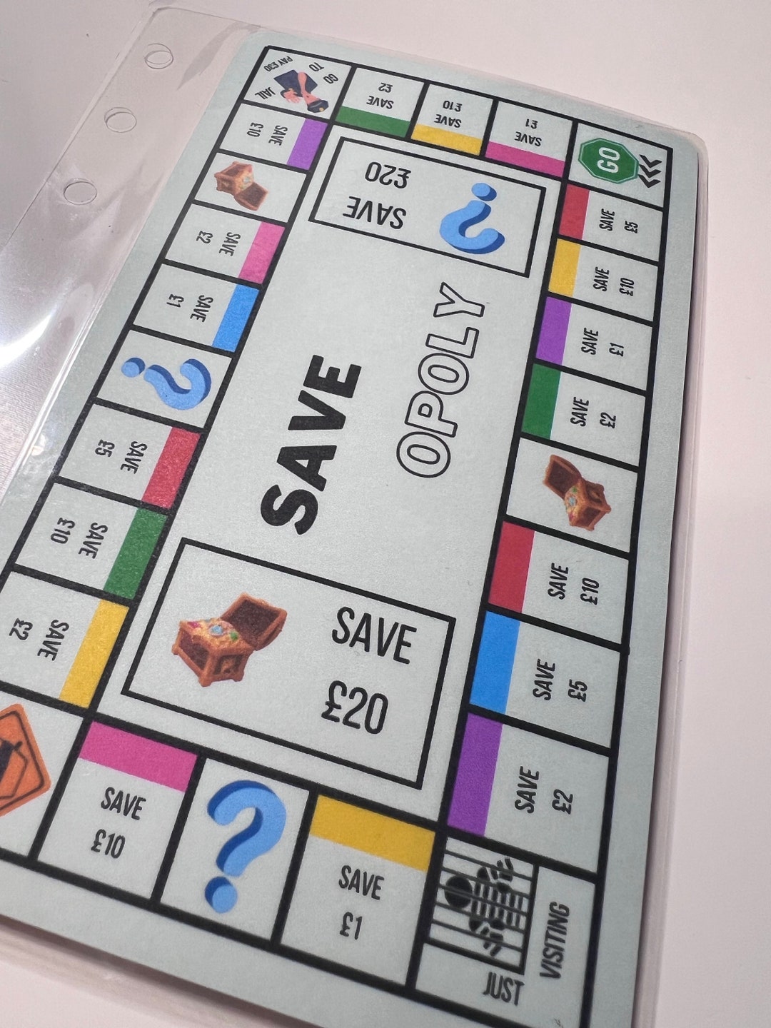 Saveopoly Savings Challenge | Budget Binder Insert | Laminated - Etsy UK