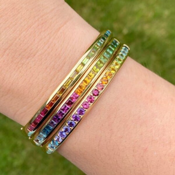 Rainbow Bracelet - Etsy