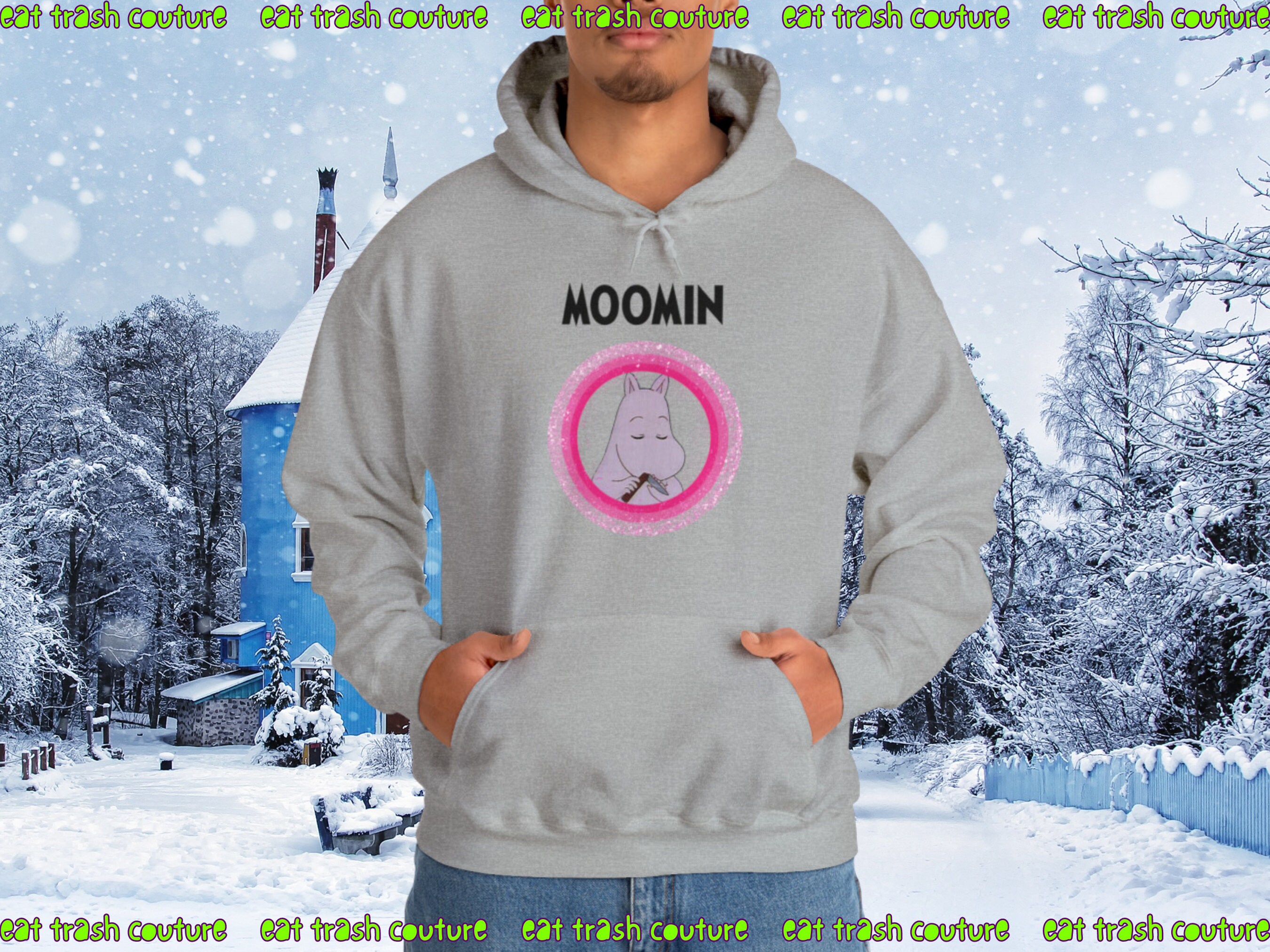 Moomin Shirt Kawaii Top Finland Moomin Print Moomin Valley Tove Jansson ...