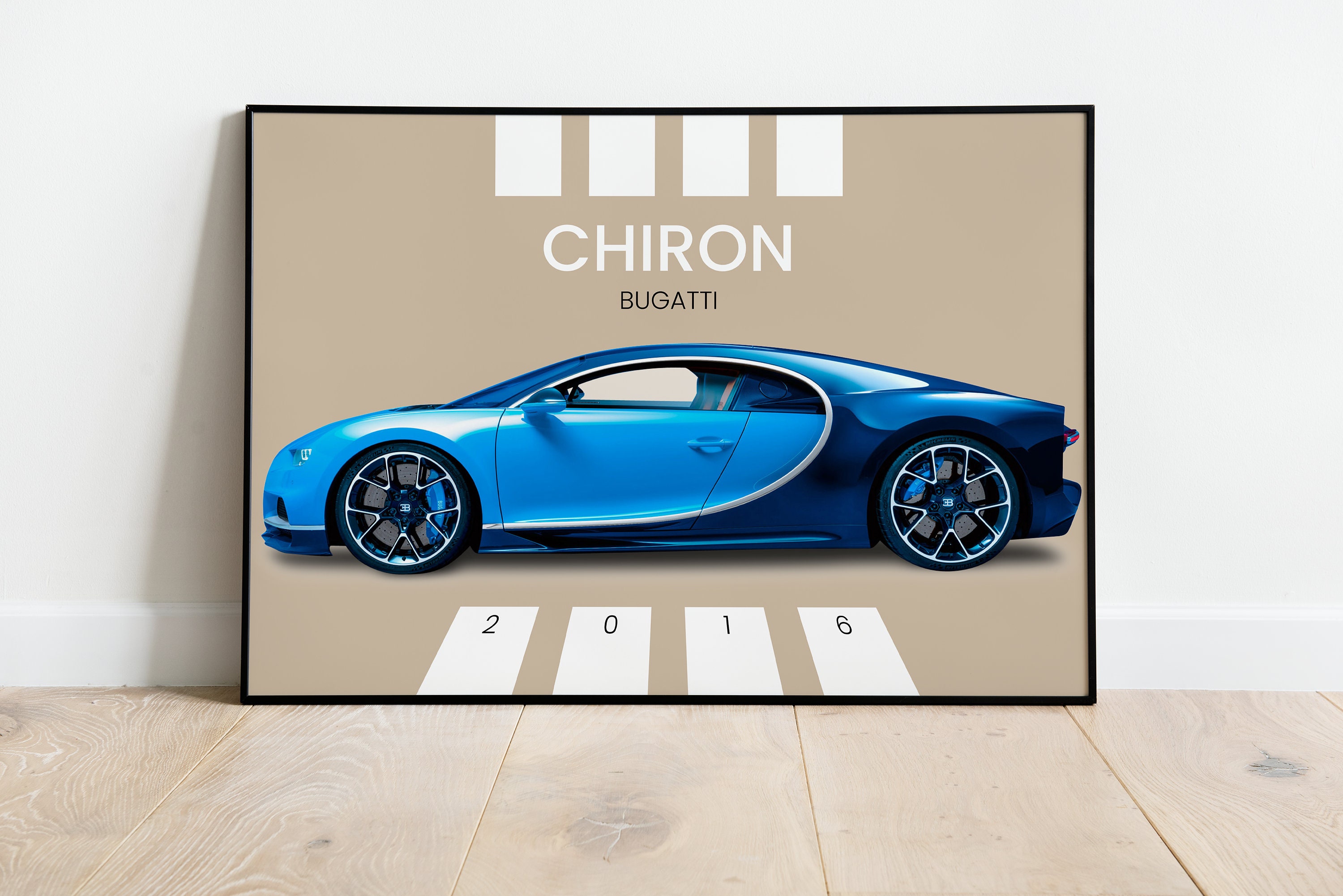 Bugatti Chiron Matte Poster Print cars - Etsy