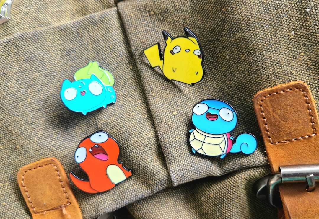Goofy Pokemon Pin Set Silly Fashion Style Badge Metal Gift - Etsy