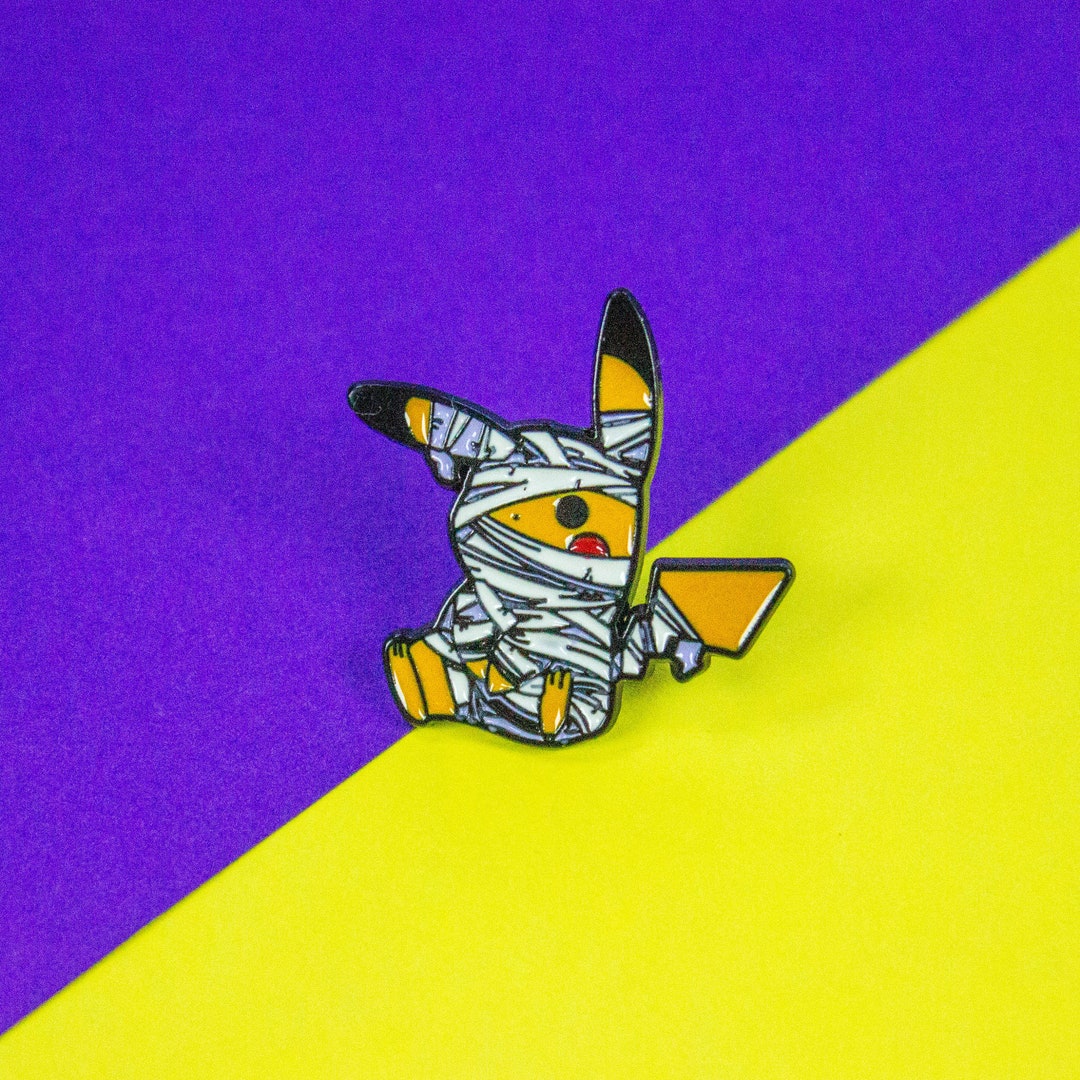 Spooky Pikachu Pin, Pokemon Fashion Style, Badge Metal, Gift Fun, Kanto ...