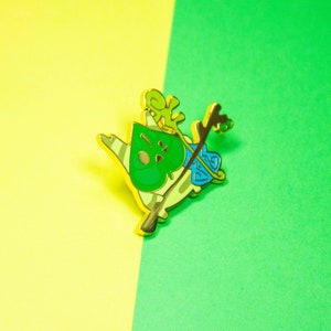 Korok Pin, Legend of Zelda Leaf Fashion, TOTK BOTW Style, Badge Metal ...