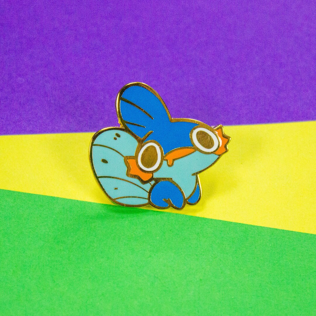 Mudkip Pokemon Pin, Silly Fashion Style, Badge Metal, Gift Fun, Kanto ...