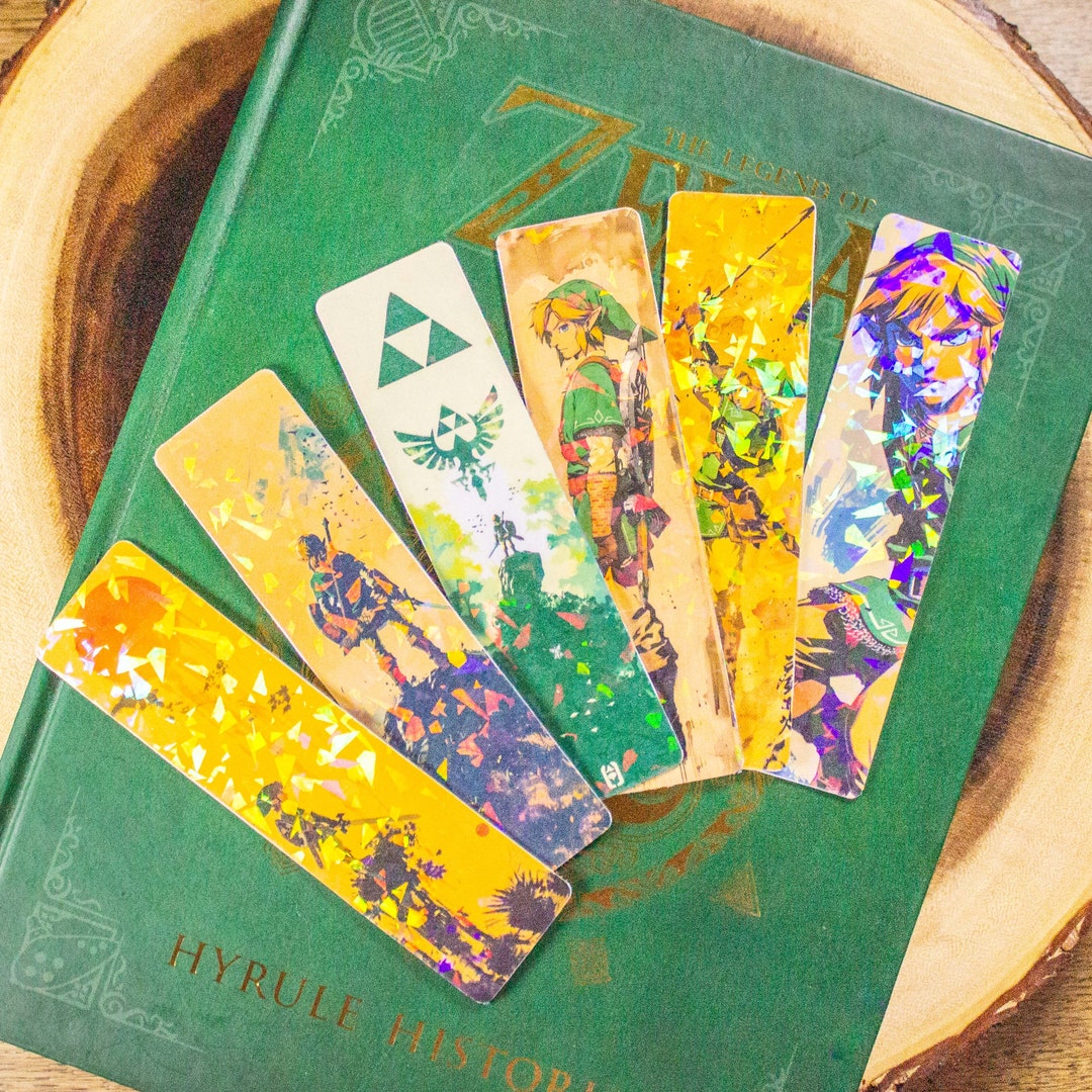 Zelda 6 Bookmark Collection Holographic, Handmade Kids Books, Childrens ...