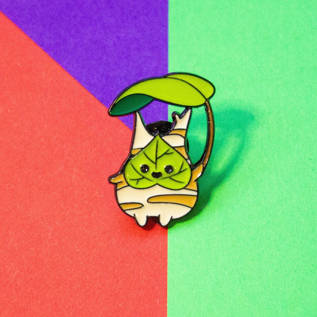 Korok Pin, Legend of Zelda Leaf Fashion, TOTK BOTW Style, Badge Metal ...