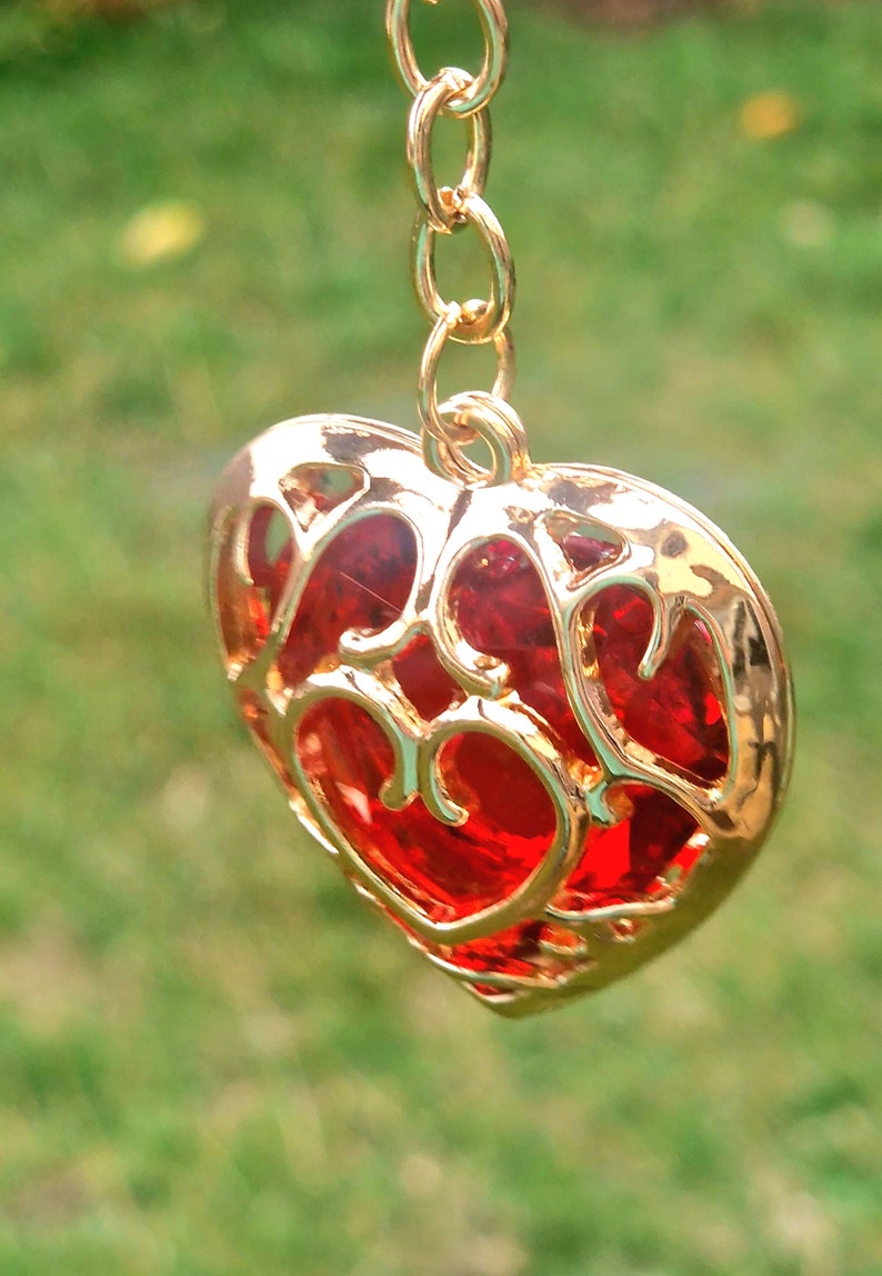 Zelda Inspired Keyring Heart Container Nostalgic Game TOTK - Etsy