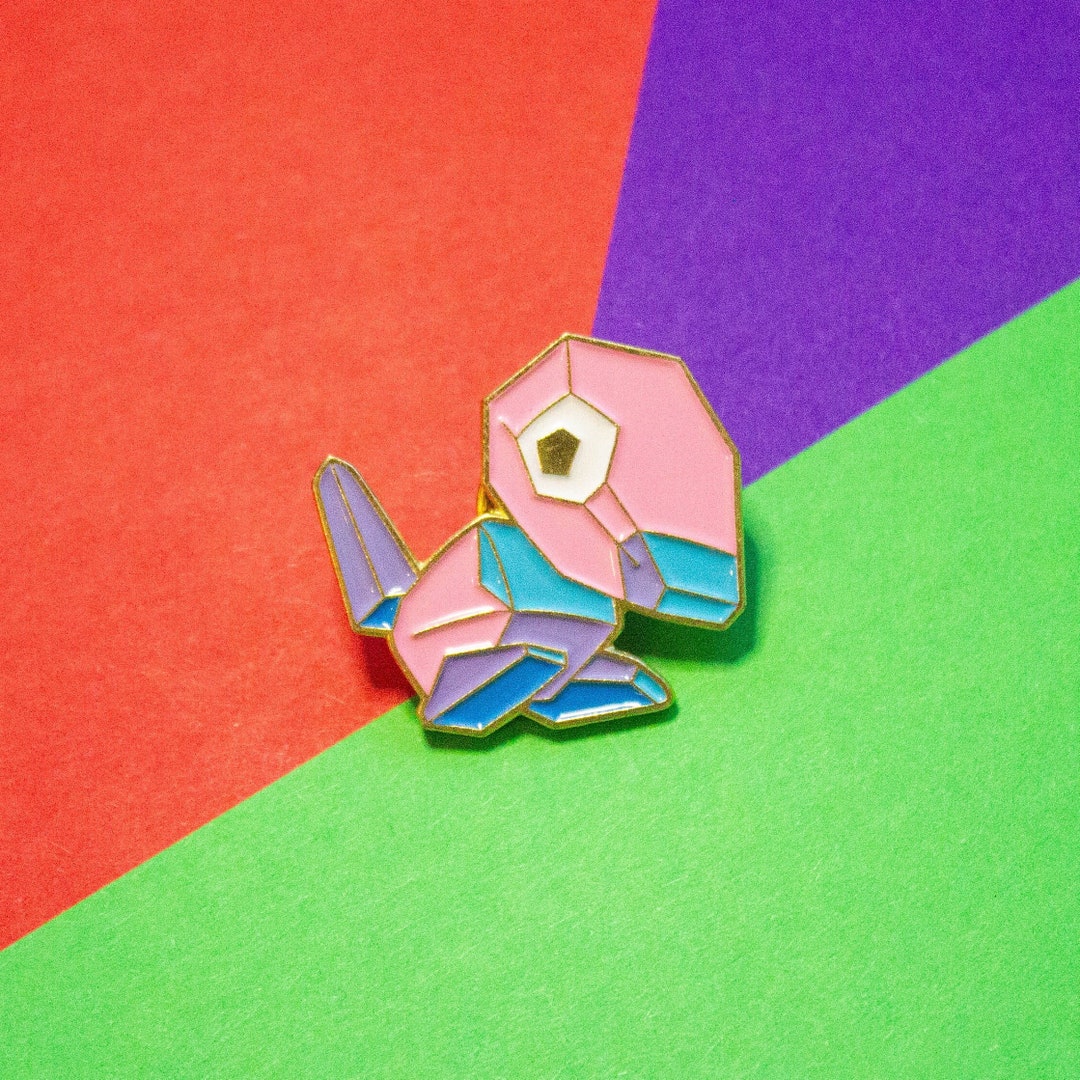 Porygon Pin, Pokemon Fashion, Kids Style, Badge Metal, Gift, Fun Game ...