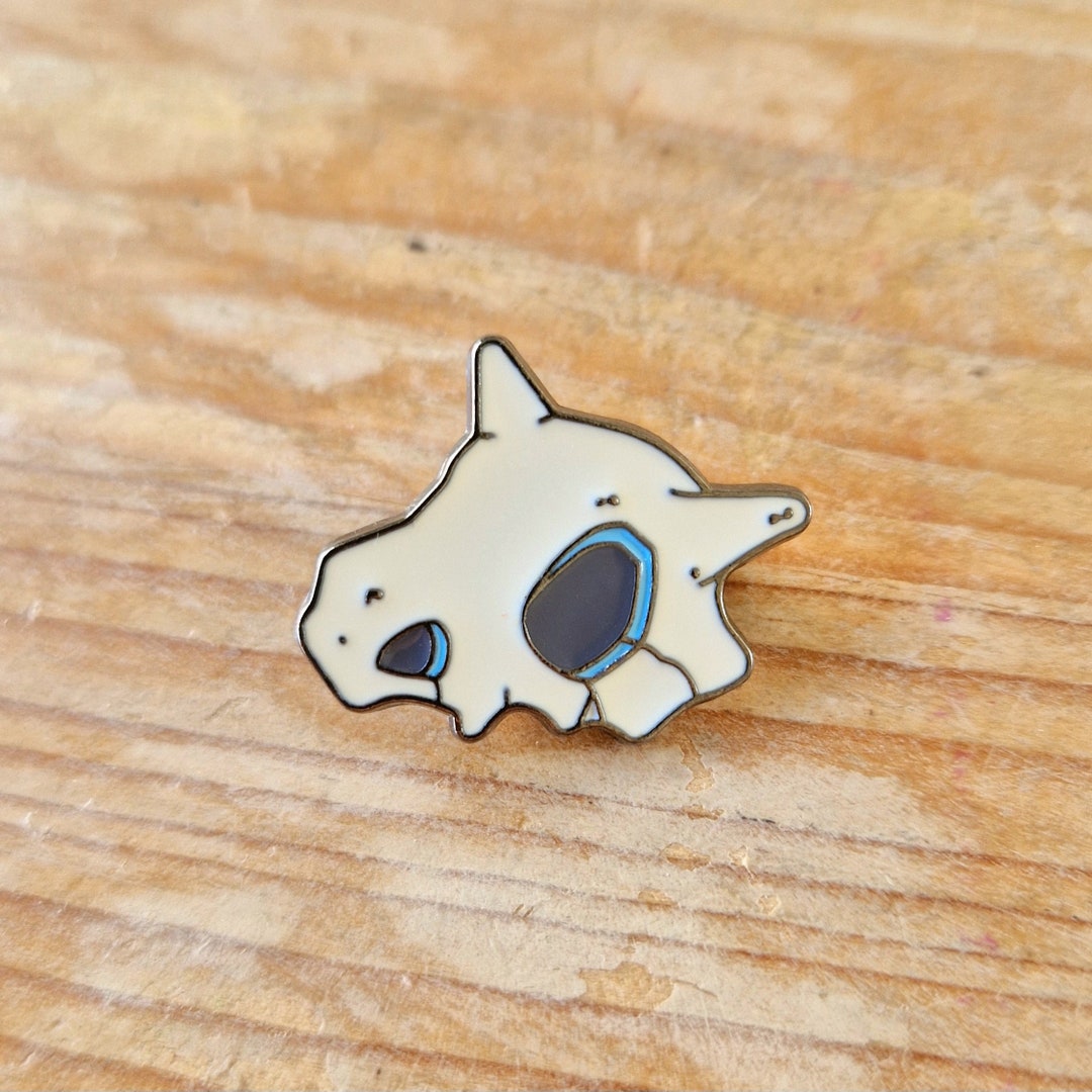 Cubone Skull Badge Pin Pokemon Fashion Kids Style Badge - Etsy