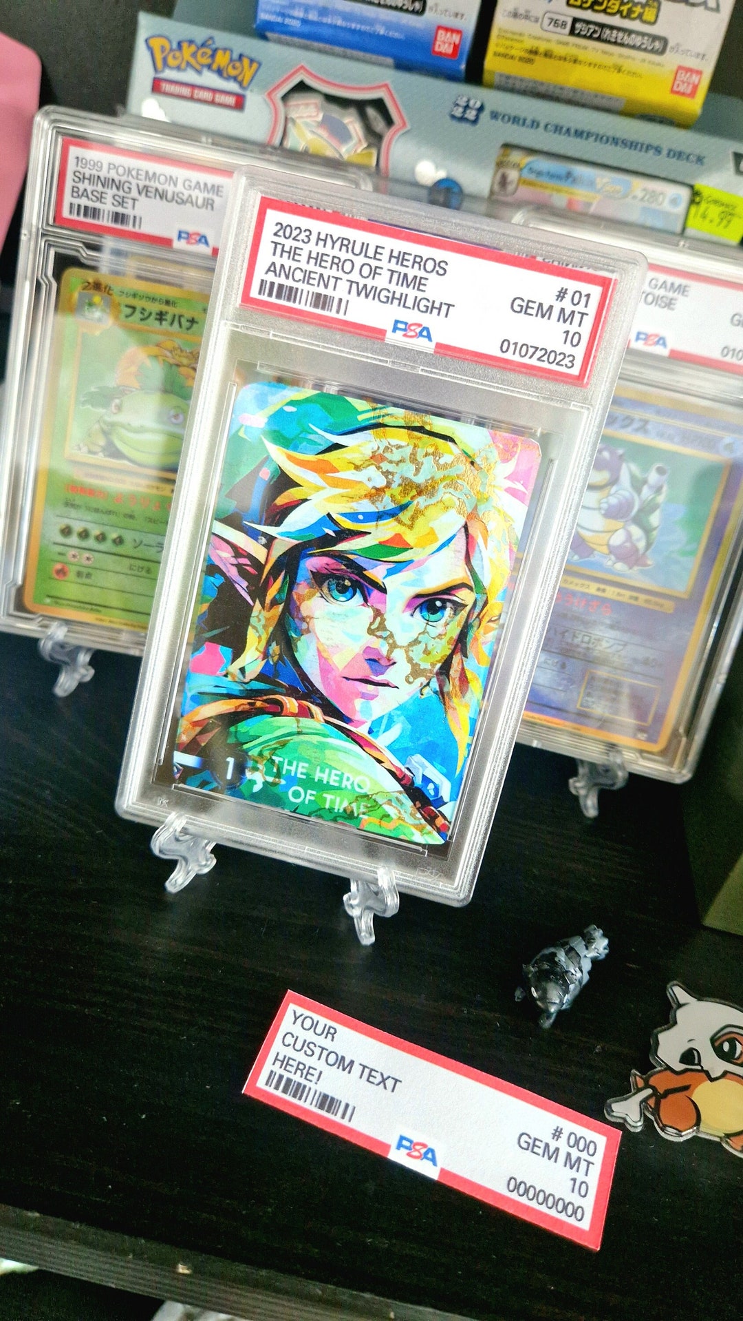 Custom Grading Labels, Empty DIY Grading Slab for Pokemon TCG, Trading ...