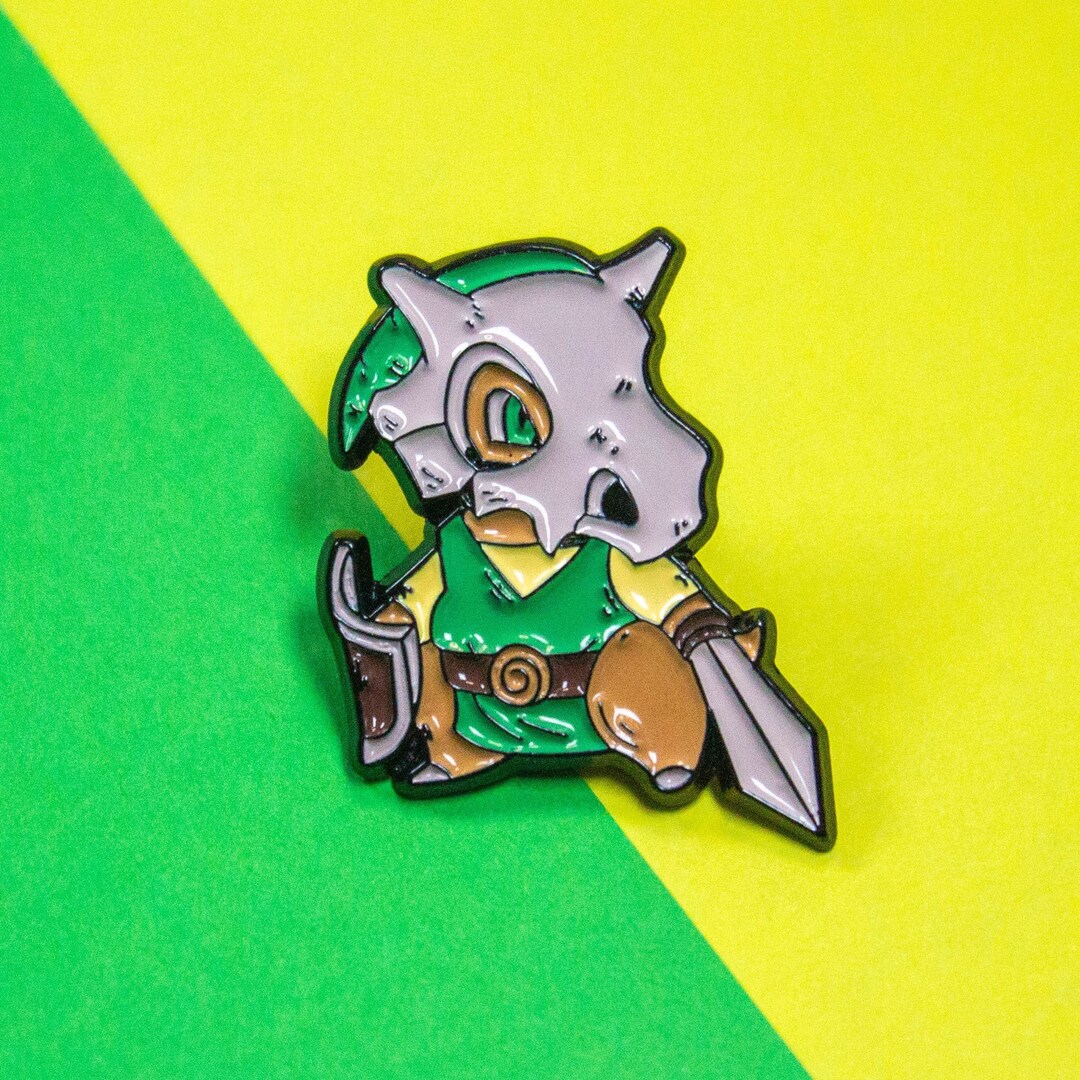 Cubone Hero of Time Pin, Pokemon Zelda Fashion, Kids Style, Badge Metal ...