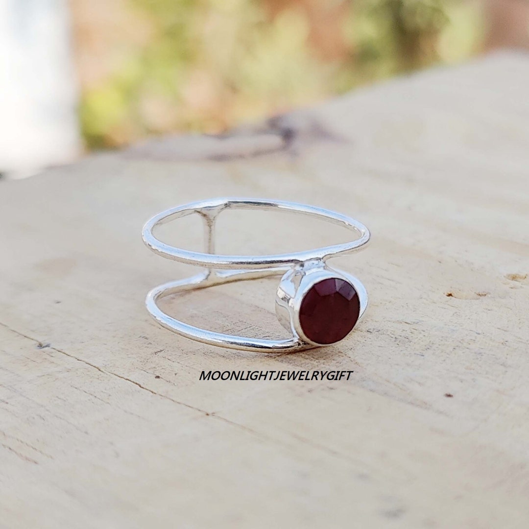 Ruby Ring, 925 Sterling Silver Ring, Gemstone Ring, Beautiful Ring ...