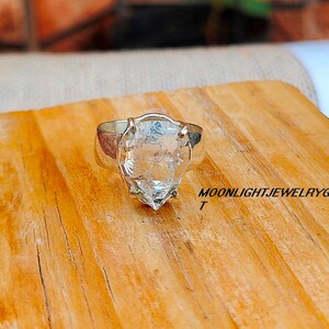 Herkimer Diamond Ring, 925 Sterling Silver Ring, Gemstone Ring, Women ...