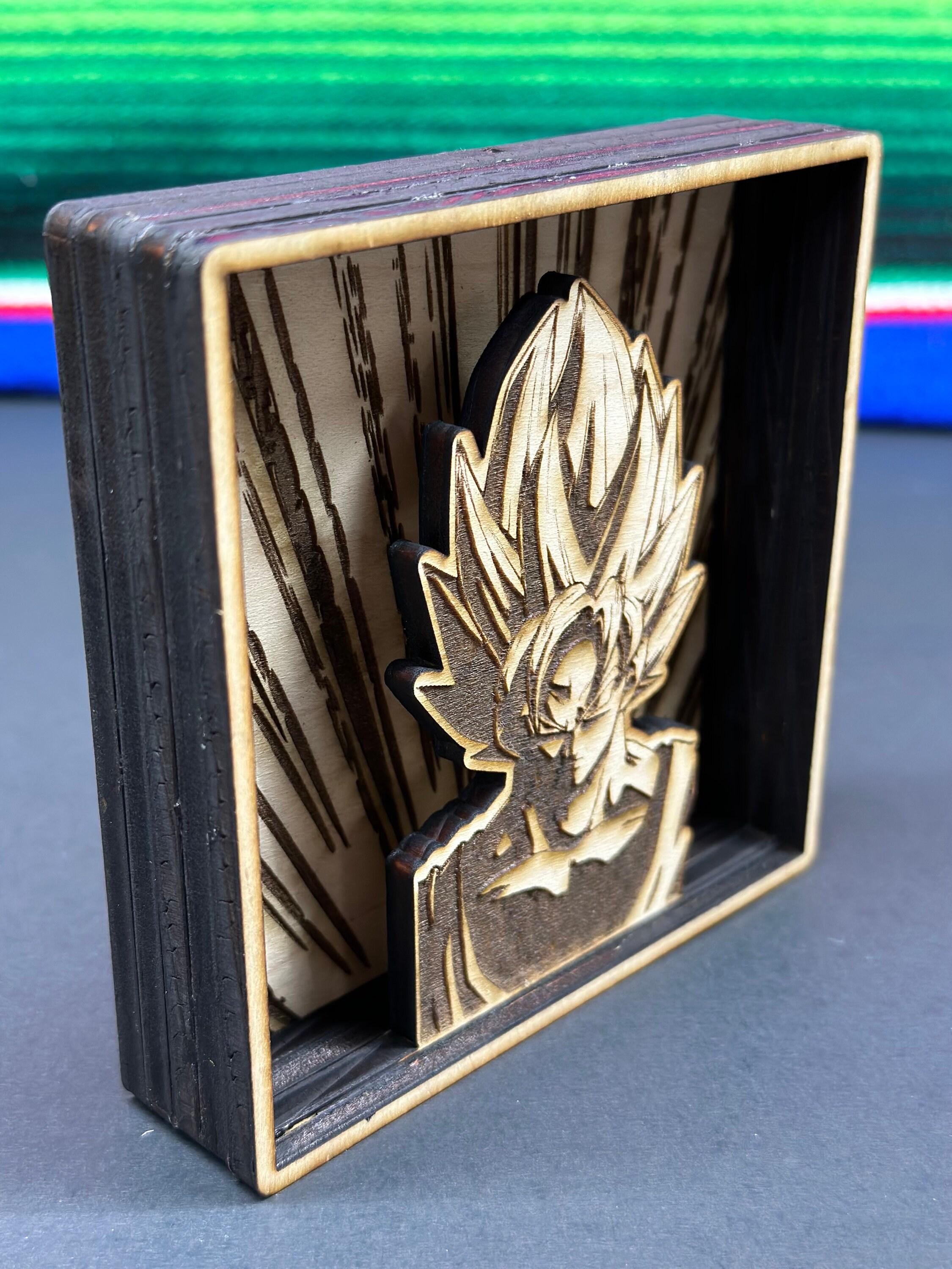 3D Wooden Shadow Box - Animation Characters - Etsy