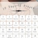 30 Day Printable Prayer Challenge | Prayer Tracker| Prayer Planner ...