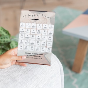 30 Day Printable Prayer Challenge | Prayer Tracker| Prayer Planner ...