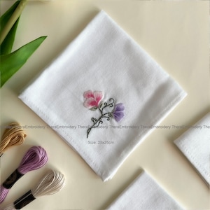 Wedding Handkerchief, Custom Embroidered Handkerchief, Ladies ...