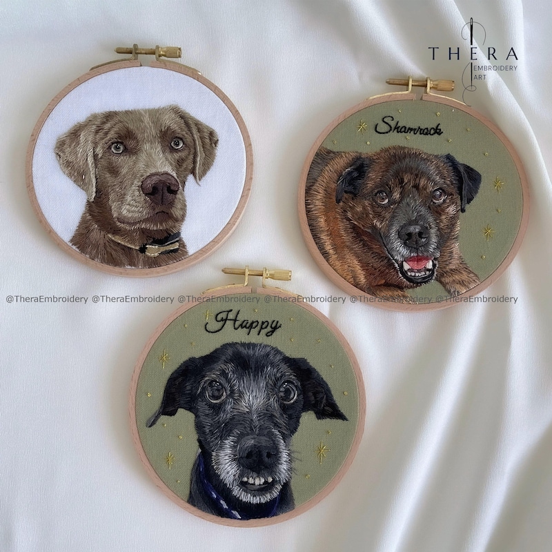 Pet Embroidery - Etsy