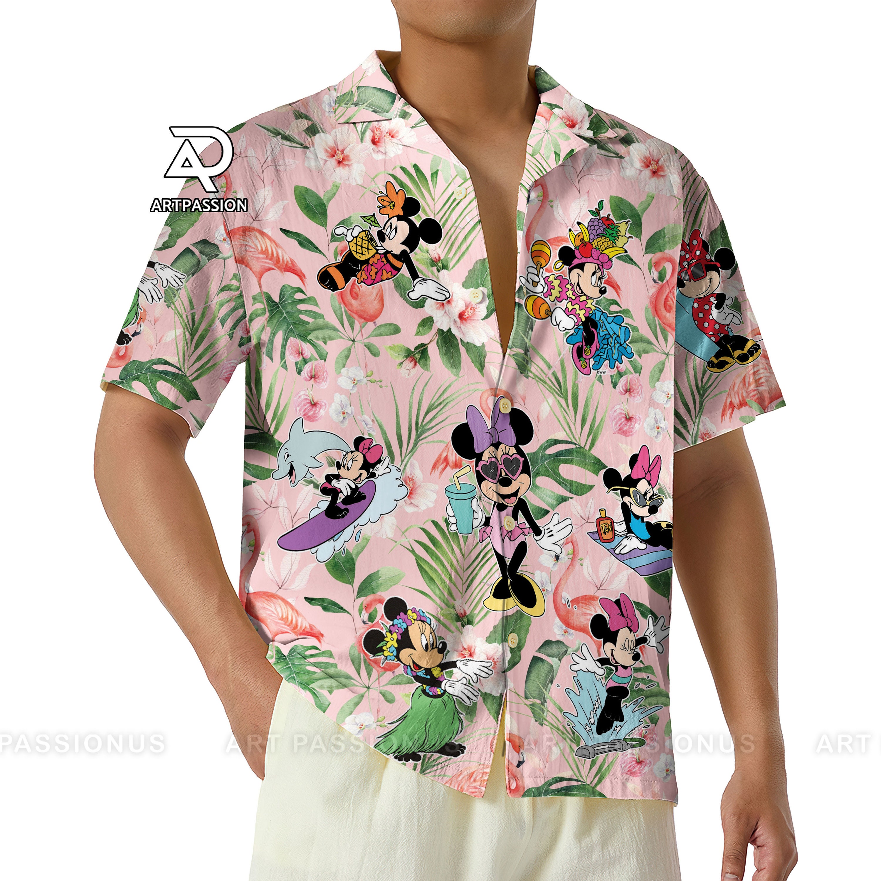 Tropical Minnie Hawaiian Shirt, Funny Minnie Disney sold by Paste ...