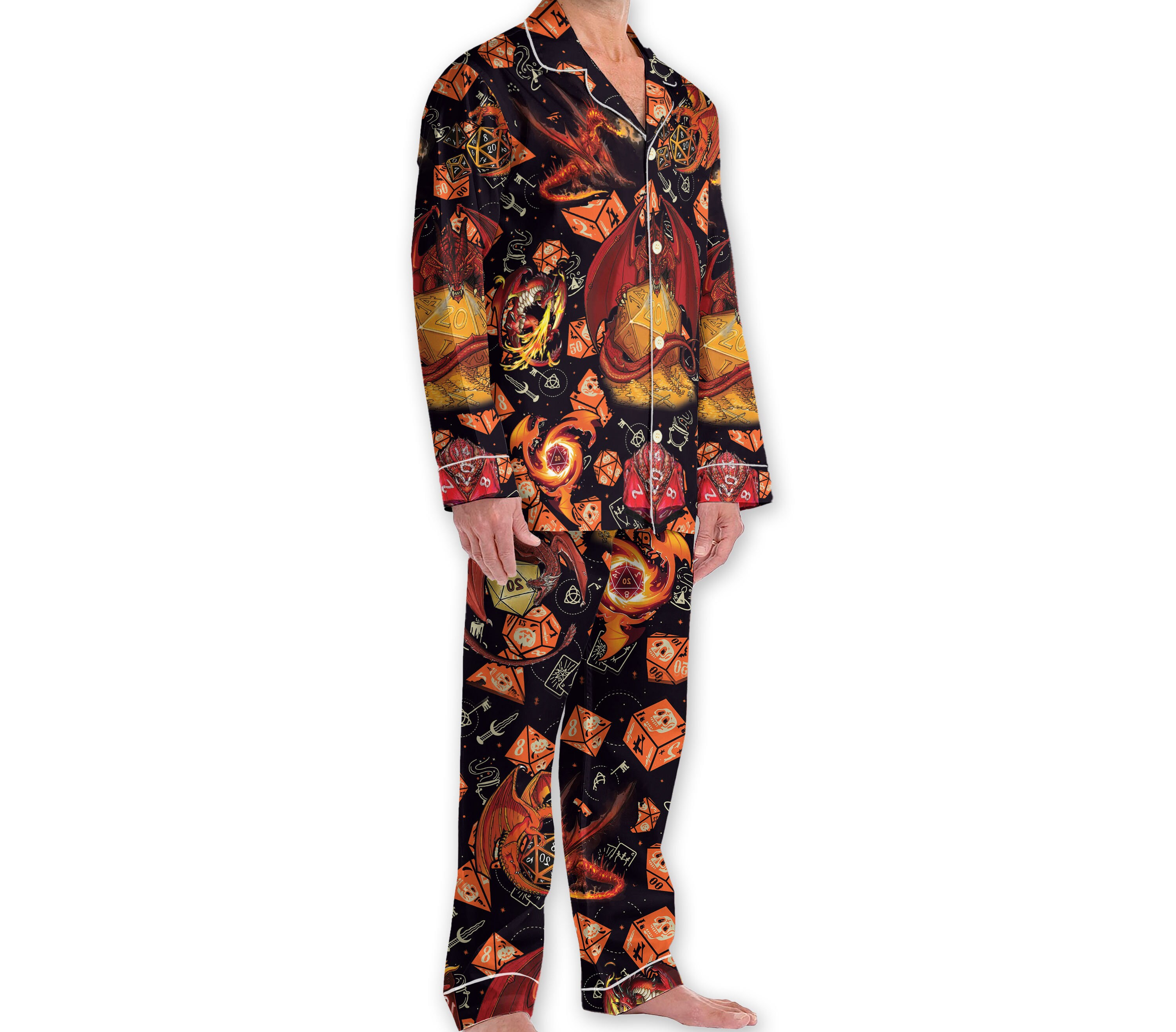 Dungeons and Dragons Pajamas, DM Gift, Gaming Beach sold by Menu_Piper ...