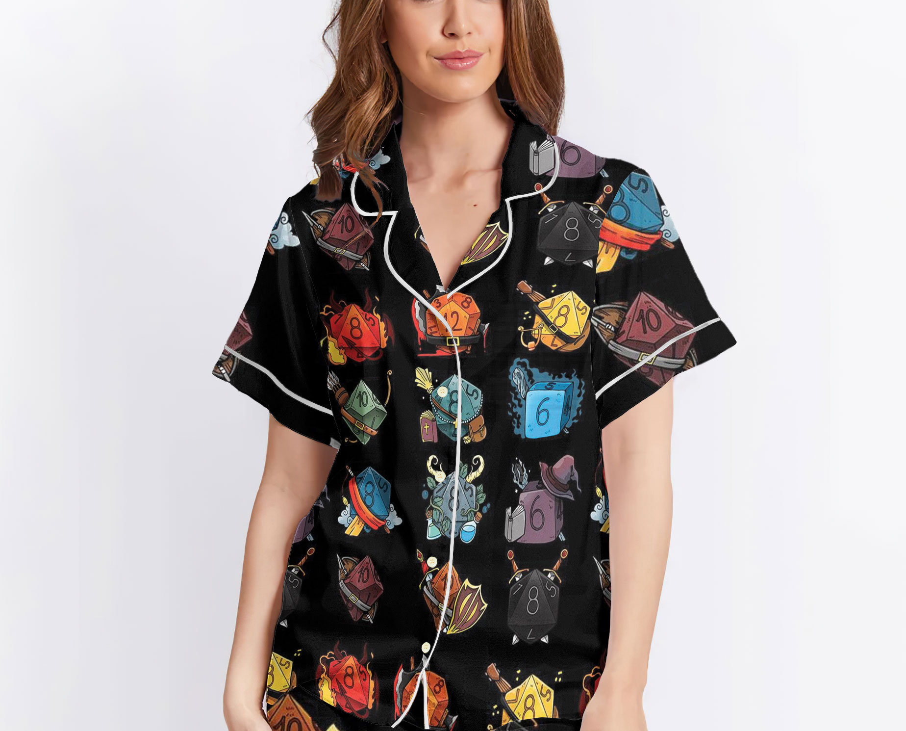 DnD Dungeons And Dragons Pajamas Set, Game Pajamas Set, Family Matching ...