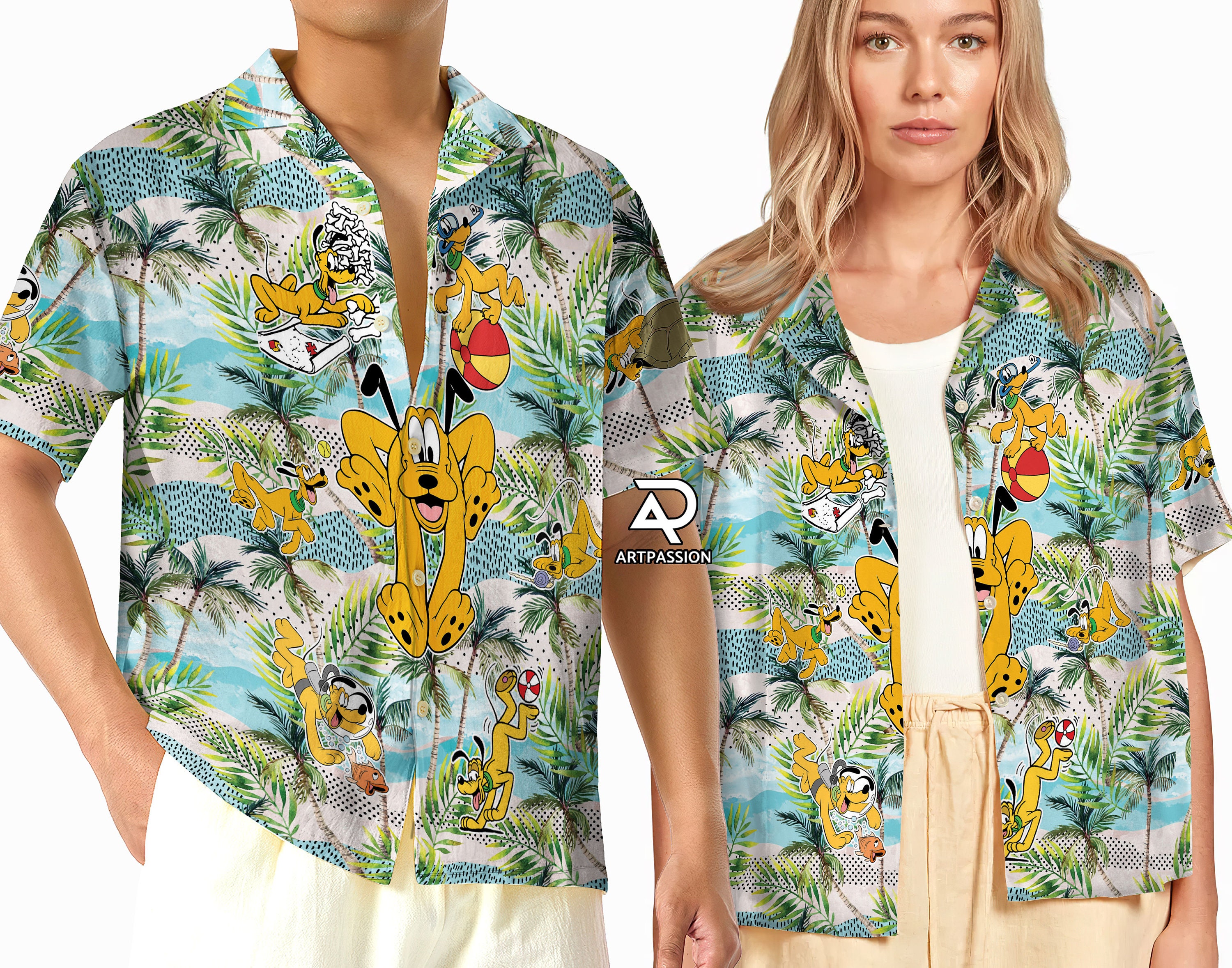 Funny Pluto Aloha Summer Shirt, Disney Pluto Hawaiian sold by Yarael Poof*olive*netta | SKU ...