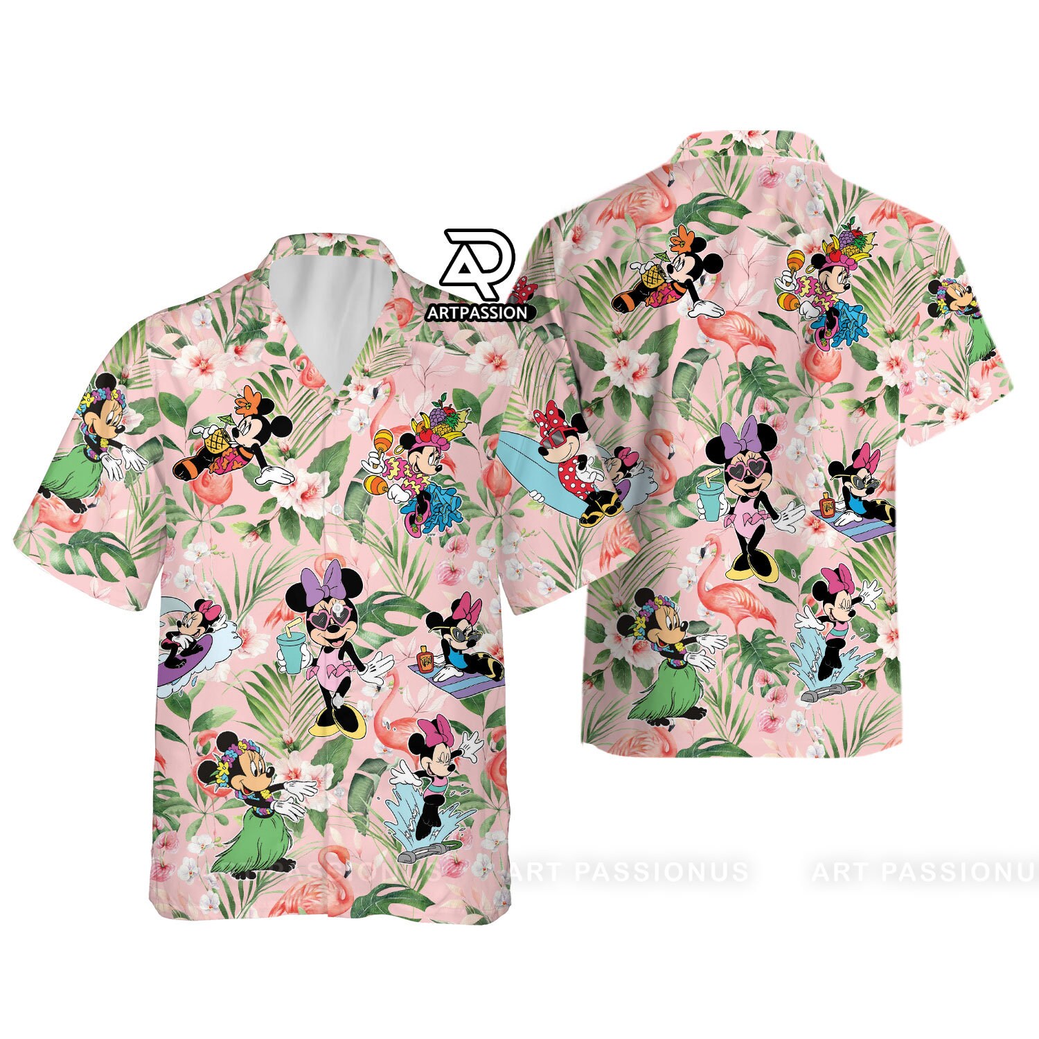 Tropical Minnie Hawaiian Shirt, Funny Minnie Disney sold by Paste ...
