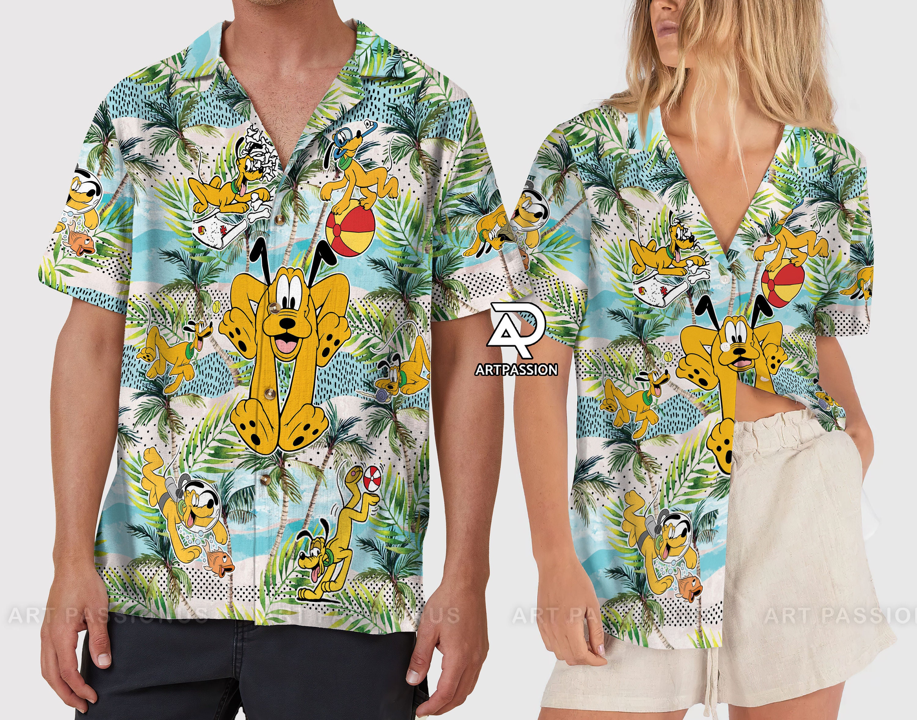 Funny Pluto Aloha Summer Shirt, Disney Pluto Hawaiian sold by Yarael Poof*olive*netta | SKU ...