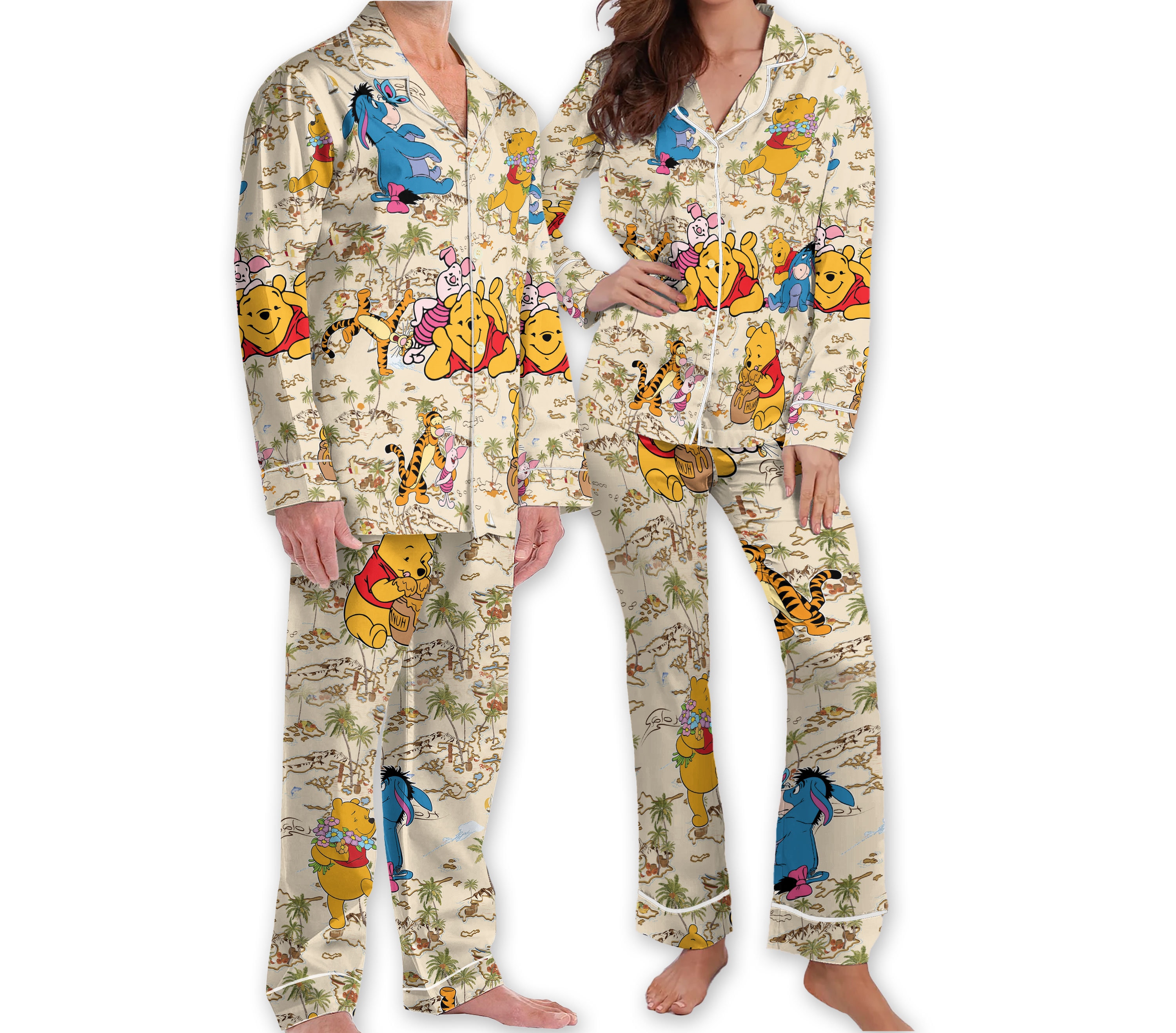 Winnie the Pooh Pajamas, Disney Pajamas, Disney Matching Pajamas Set ...