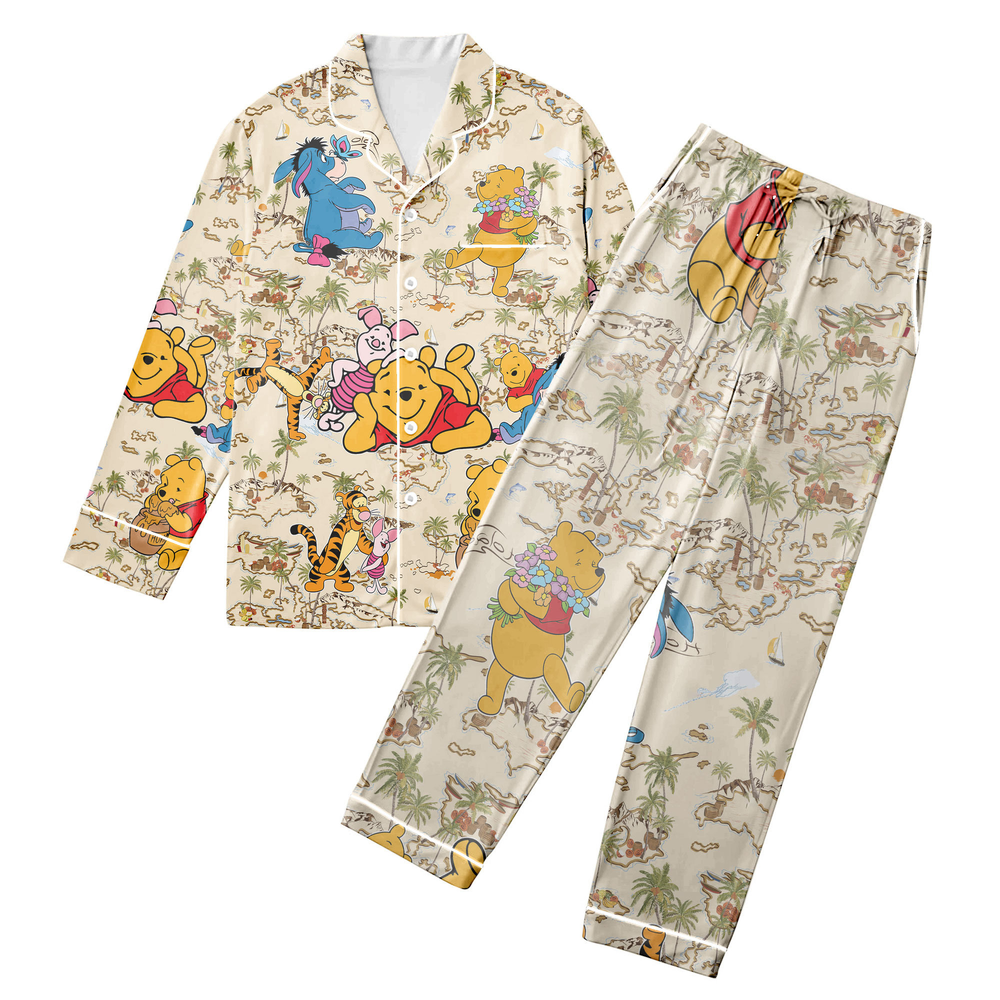 Winnie the Pooh Pajamas, Disney Pajamas, Disney Matching Pajamas Set ...