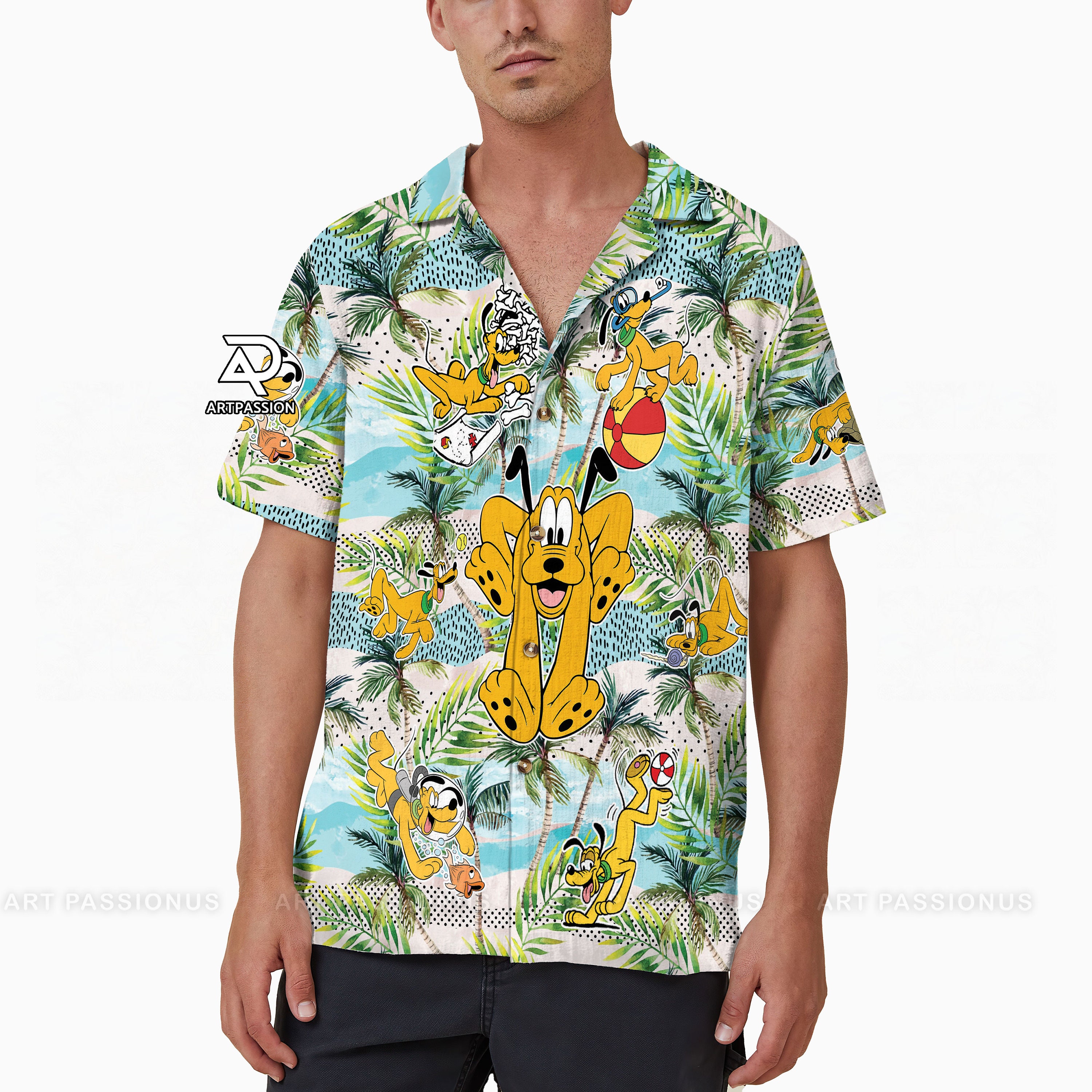 Funny Pluto Aloha Summer Shirt, Disney Pluto Hawaiian sold by Yarael Poof*olive*netta | SKU ...