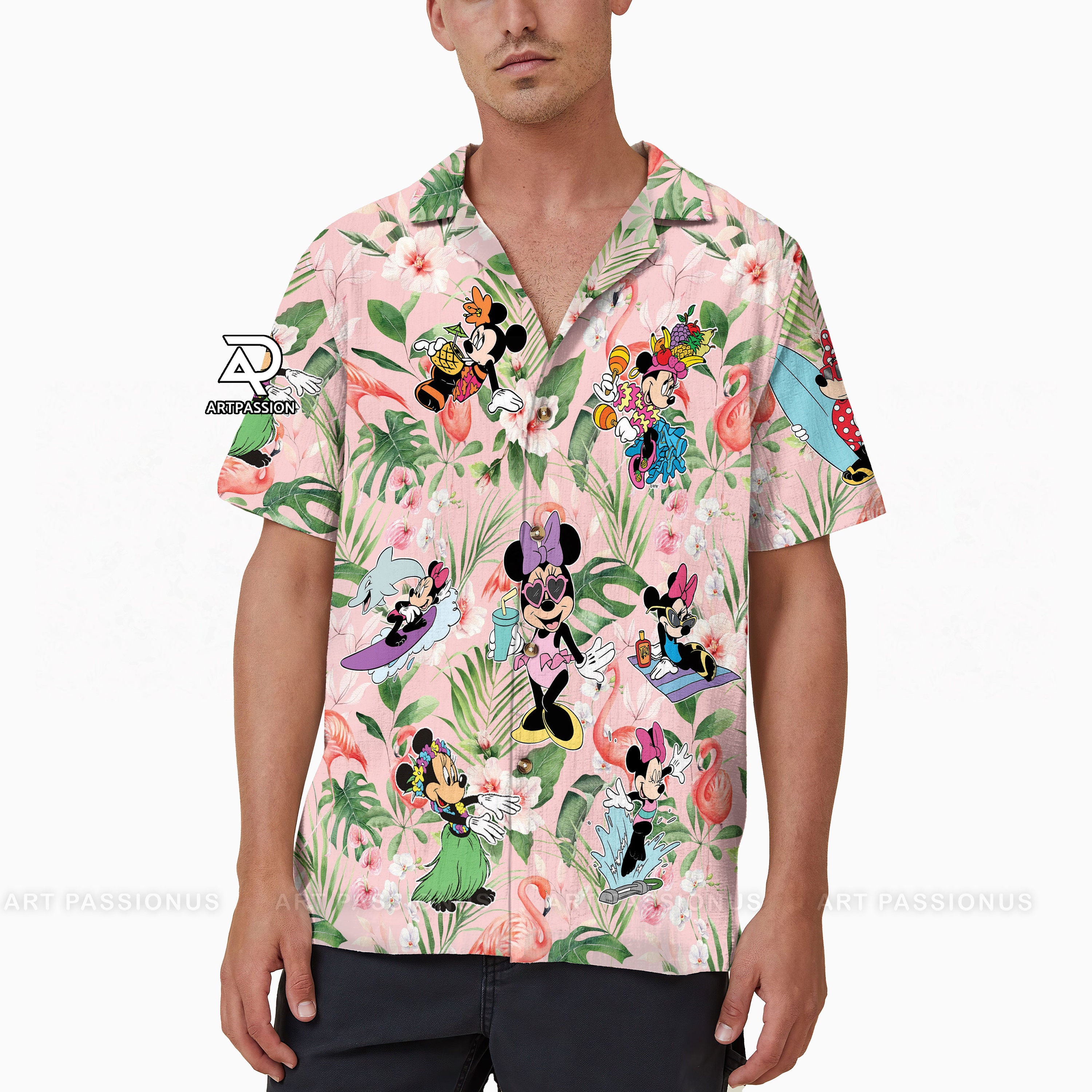 Tropical Minnie Hawaiian Shirt, Funny Minnie Disney sold by Paste ...