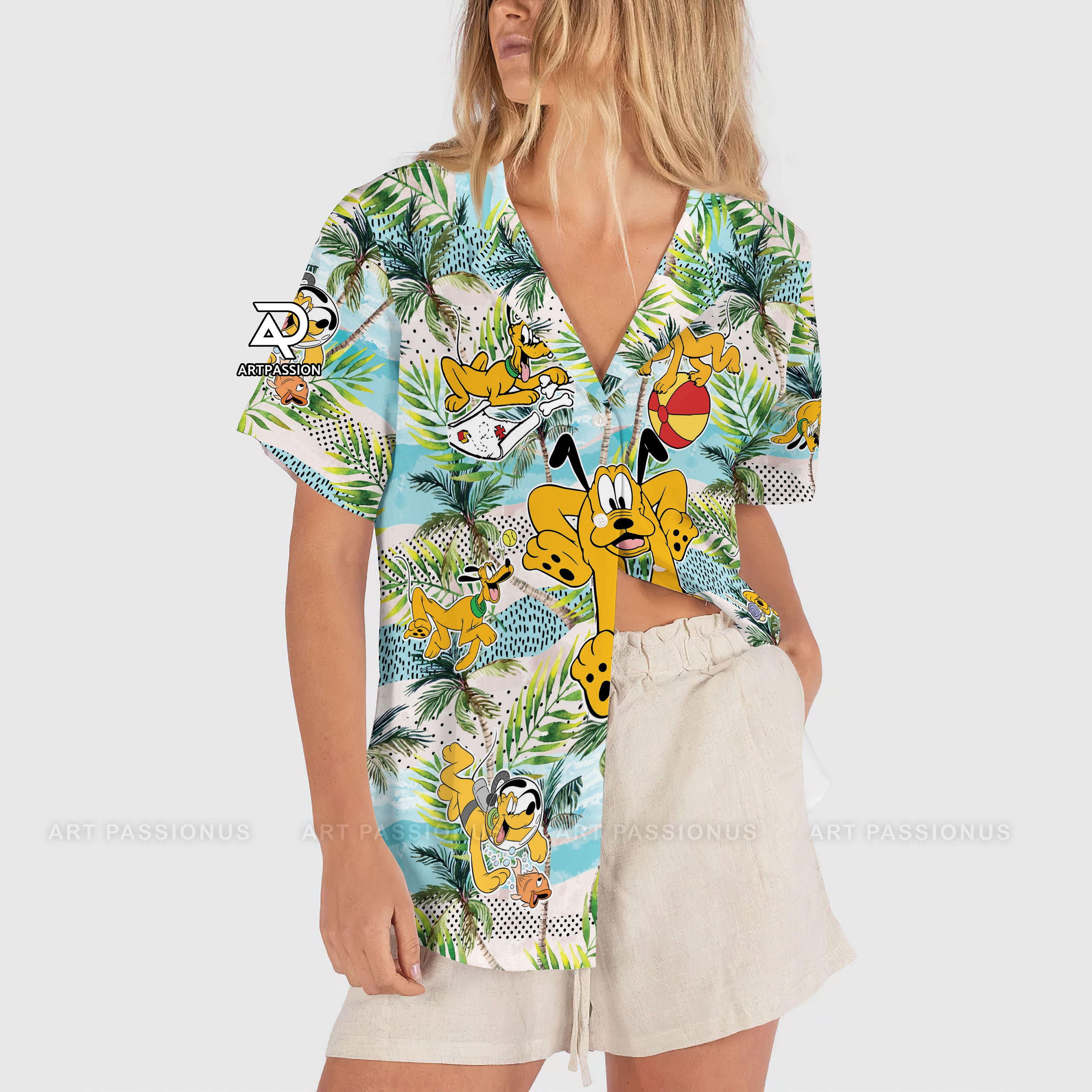Funny Pluto Aloha Summer Shirt, Disney Pluto Hawaiian sold by Yarael Poof*olive*netta | SKU ...