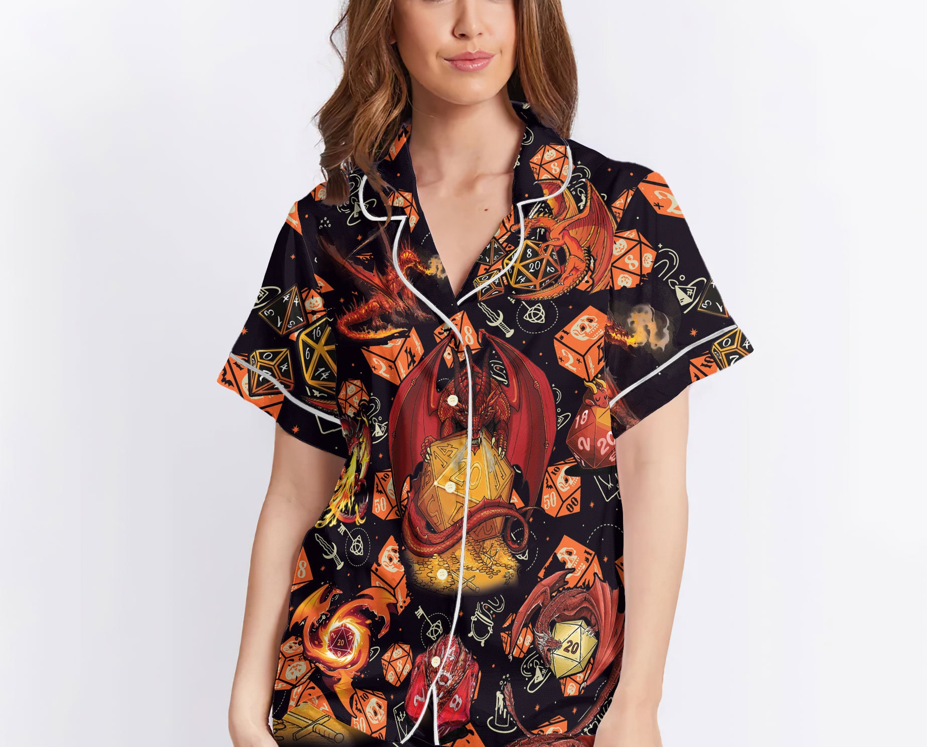 Dungeons and Dragons Pajamas, DM Gift, Gaming Beach sold by Menu_Piper ...