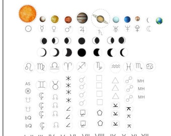 Moon Chart Daily - Etsy