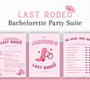 Last Rodeo Themed Bachelorette Party | Party Planning and Games ...